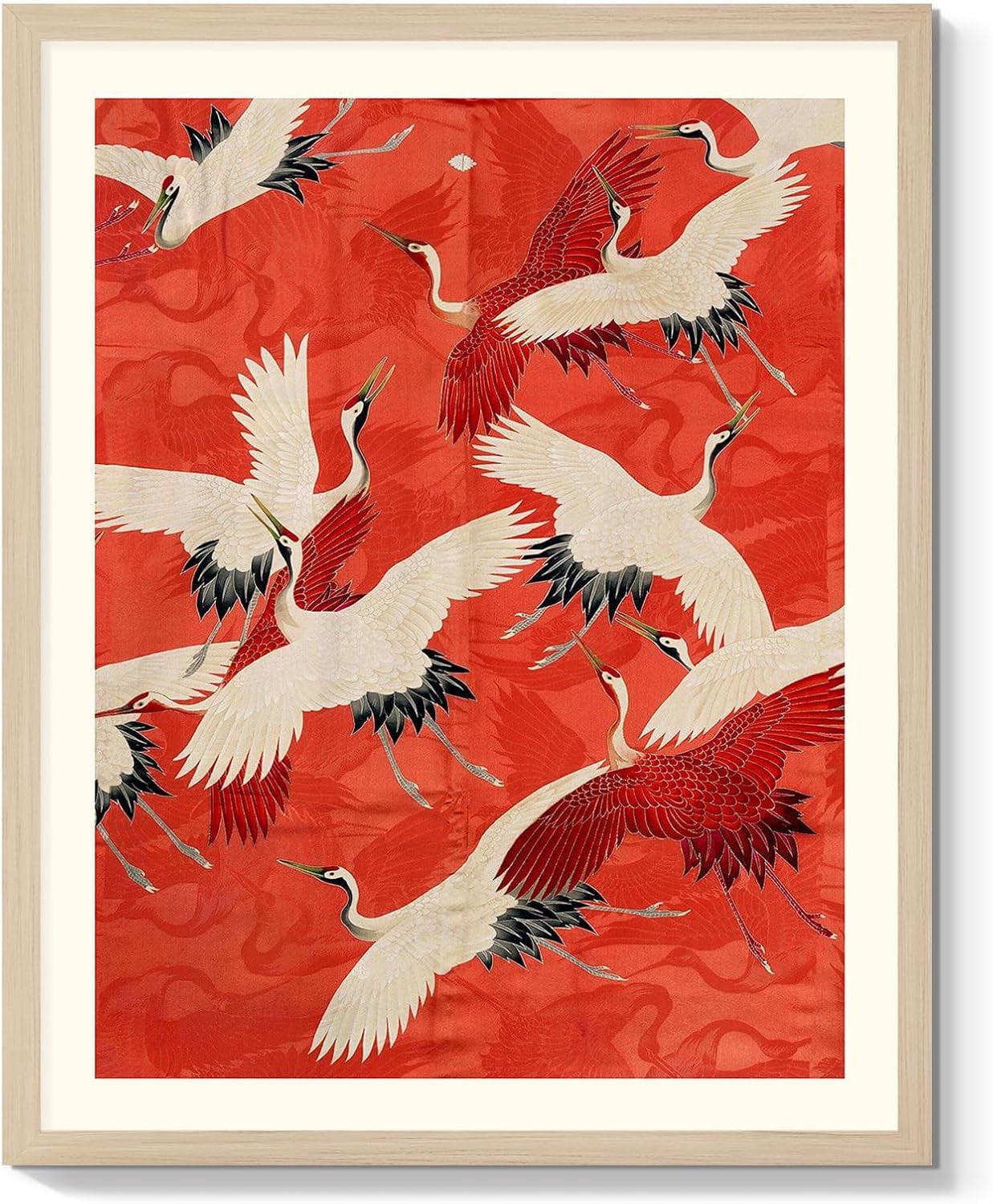 ADALE Wild Animals Canvas Wolf Wall Art Snow Night Moon Wolf Starry Sky ...