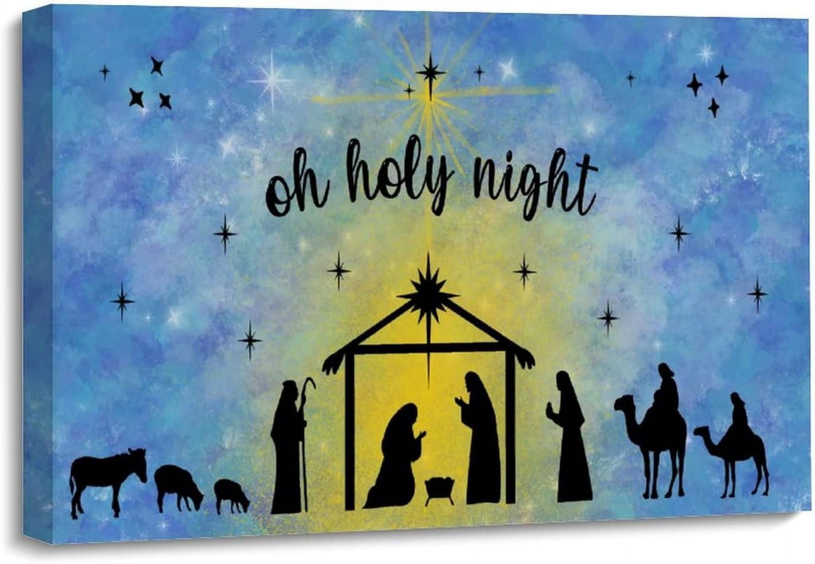 ADALE Wise Men Still Seek Him Canvas Wall Art Decor Christmas Nativity ...