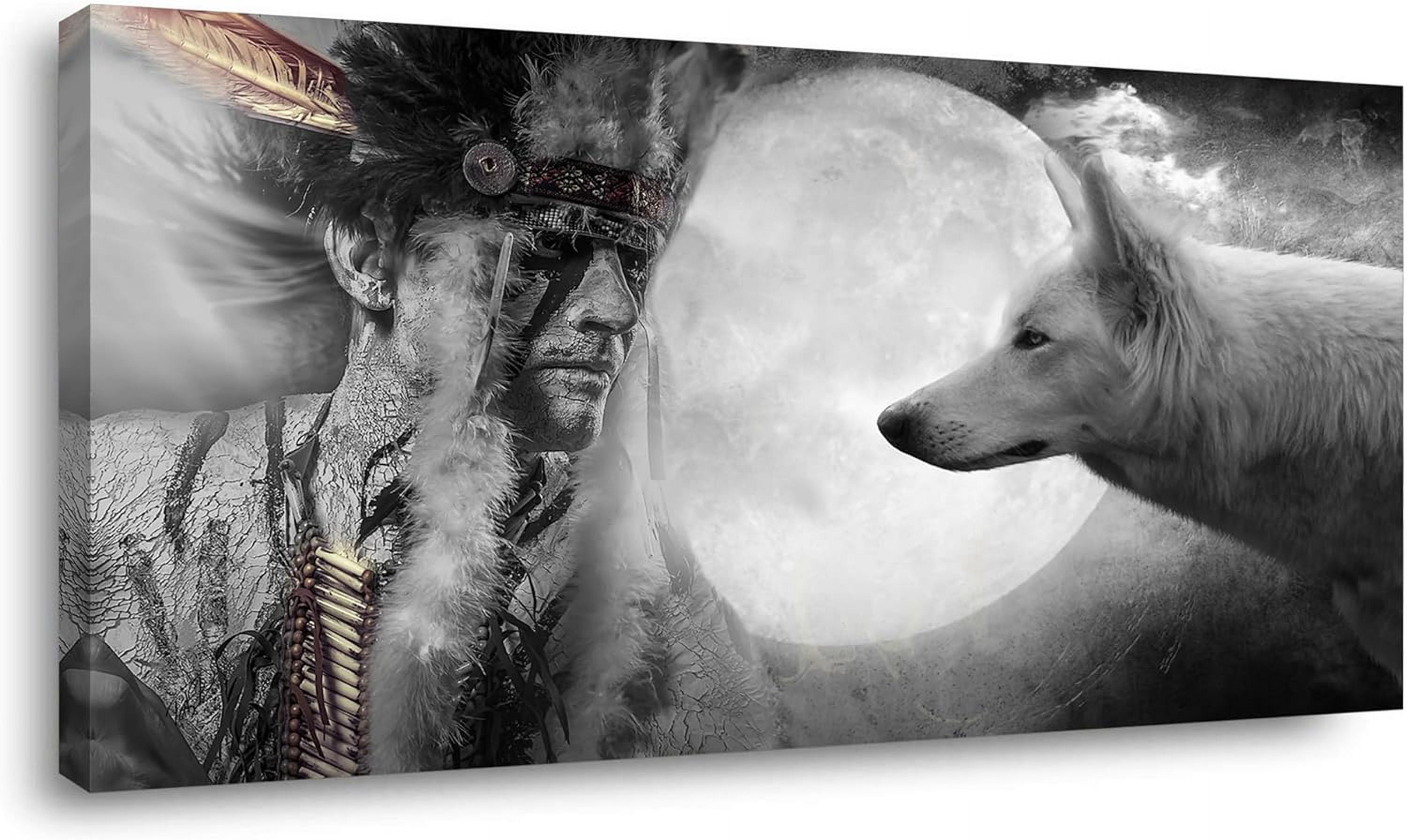 ADALE World Map Canvas Wall Art for Kids Room, Typical Animals on ...