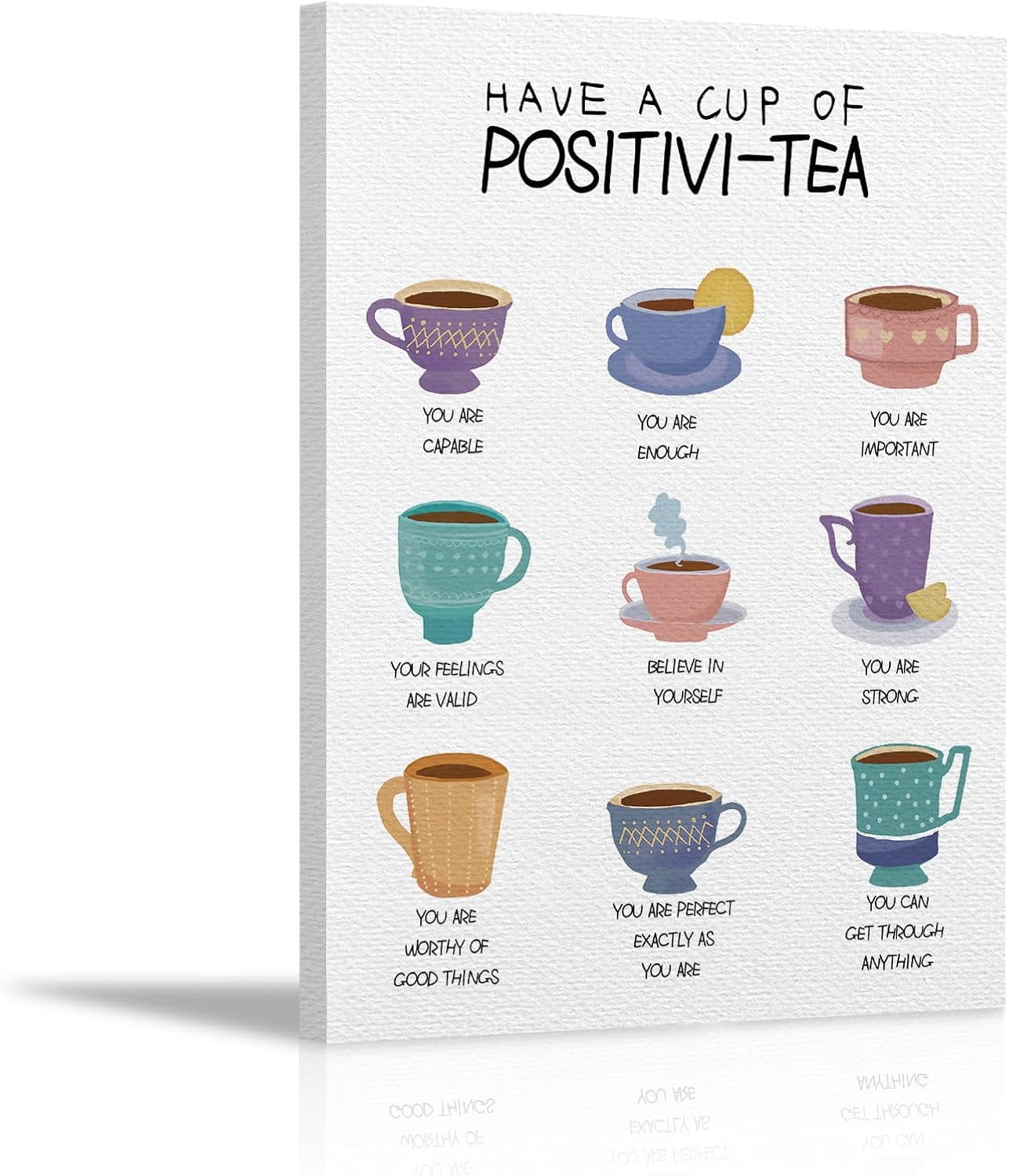 ADALE mental health decor Psychotherapy room wall art Self Affirmation ...