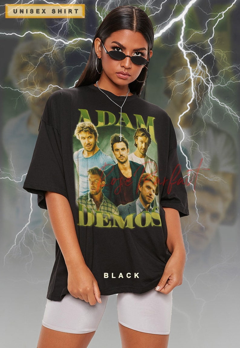 ADAM DEMOS Retro T-shirt - Adam Demos Vintage Tee, Adam Demos Homage 90 ...