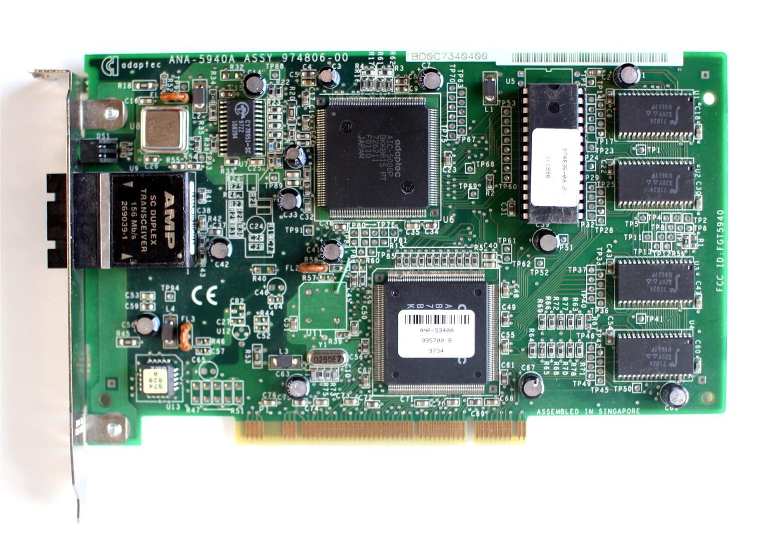 Adaptec, fiber channel pci controller card, fgt5940 - Walmart.com