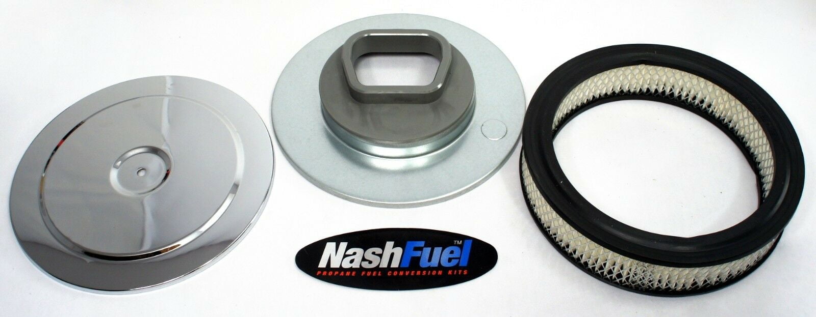 ADAPTER & 9" AIR CLEANER FILTER KIT FOR TOYOTA 22R 22 R CARBURETOR 5-1/ ...