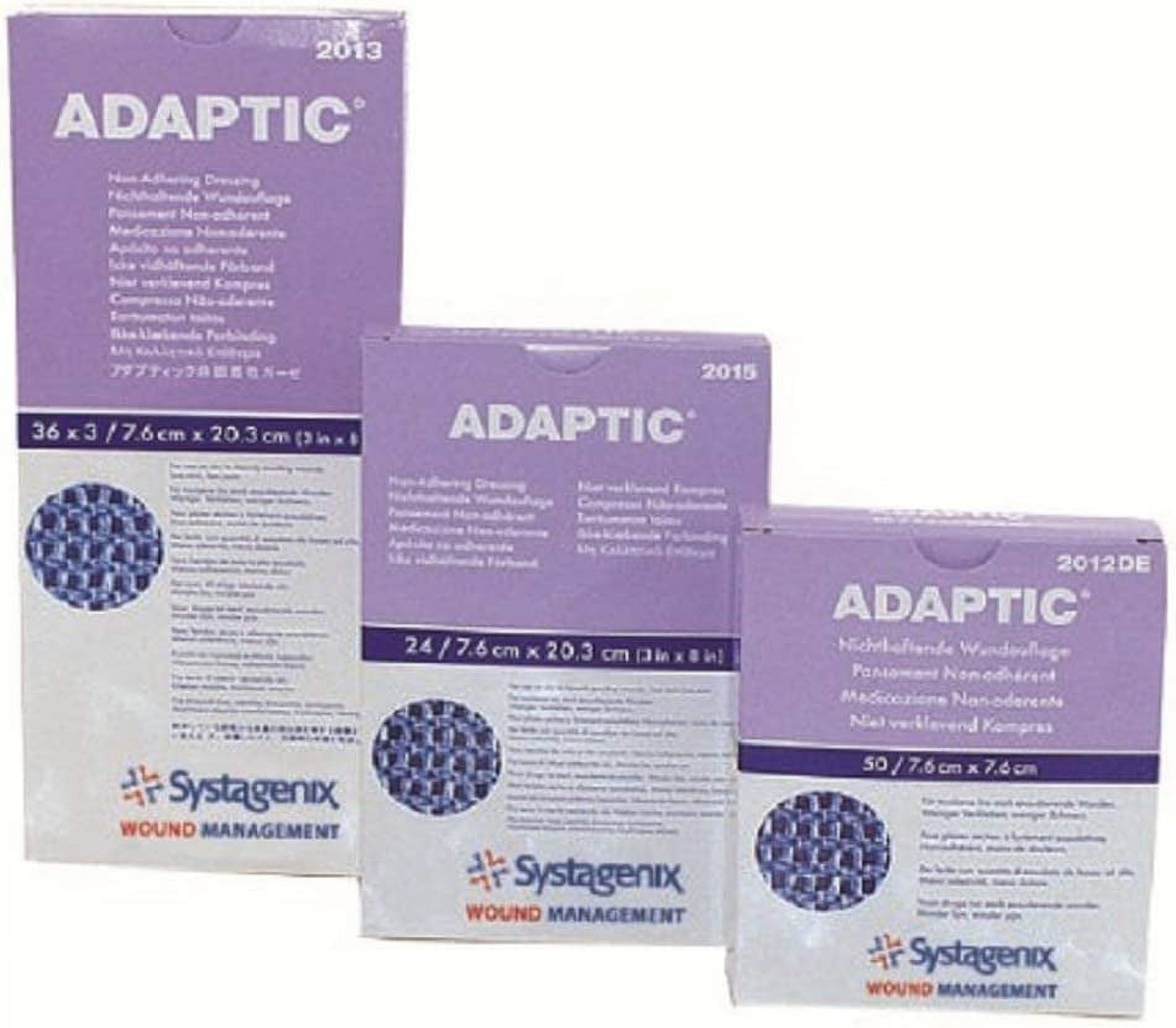 ADAPTIC Non-Adhering Dressing, DRS Non-Adh Strl 3 X 8 - Box of 24 ...