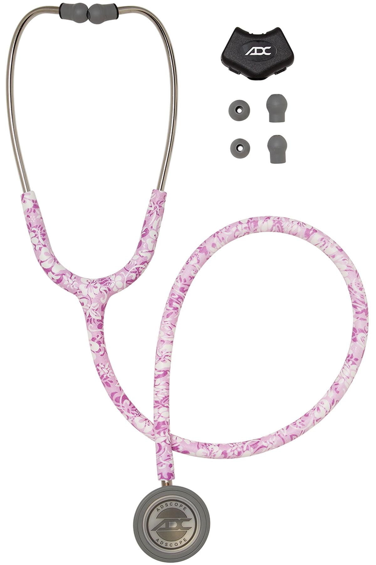 ADC Classic Stethoscope for Doctors, Nurses, and Students with pairs of spare Adsoft, Plus ear ...