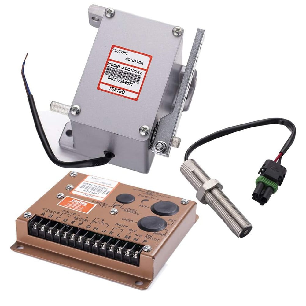 Adc120-12V Actuator + Governor Esd5500E + Magnetic Pickup Sensor Mpu ...