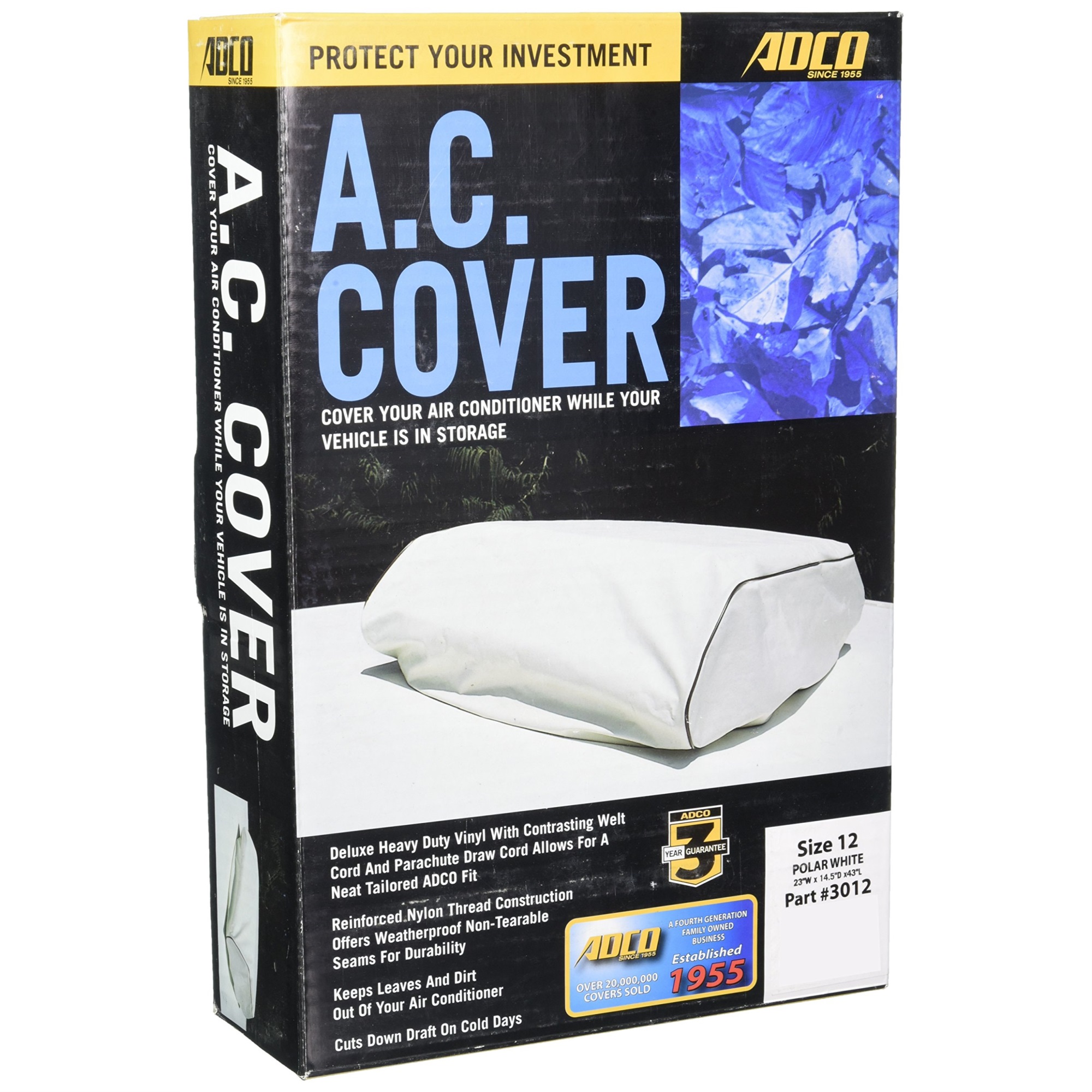ADCO 3012 Polar White Air Conditioner Cover - Walmart.com