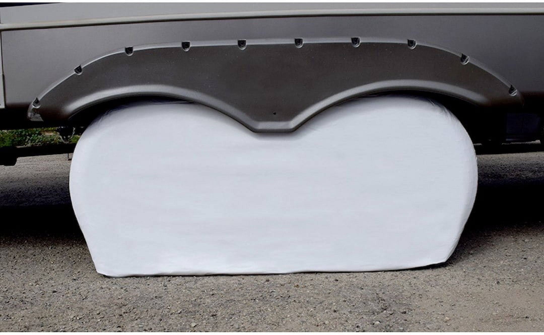 ADCO 3922 White Double Axle Tyre Gard Wheel Cover (Fits 30"-32 ...