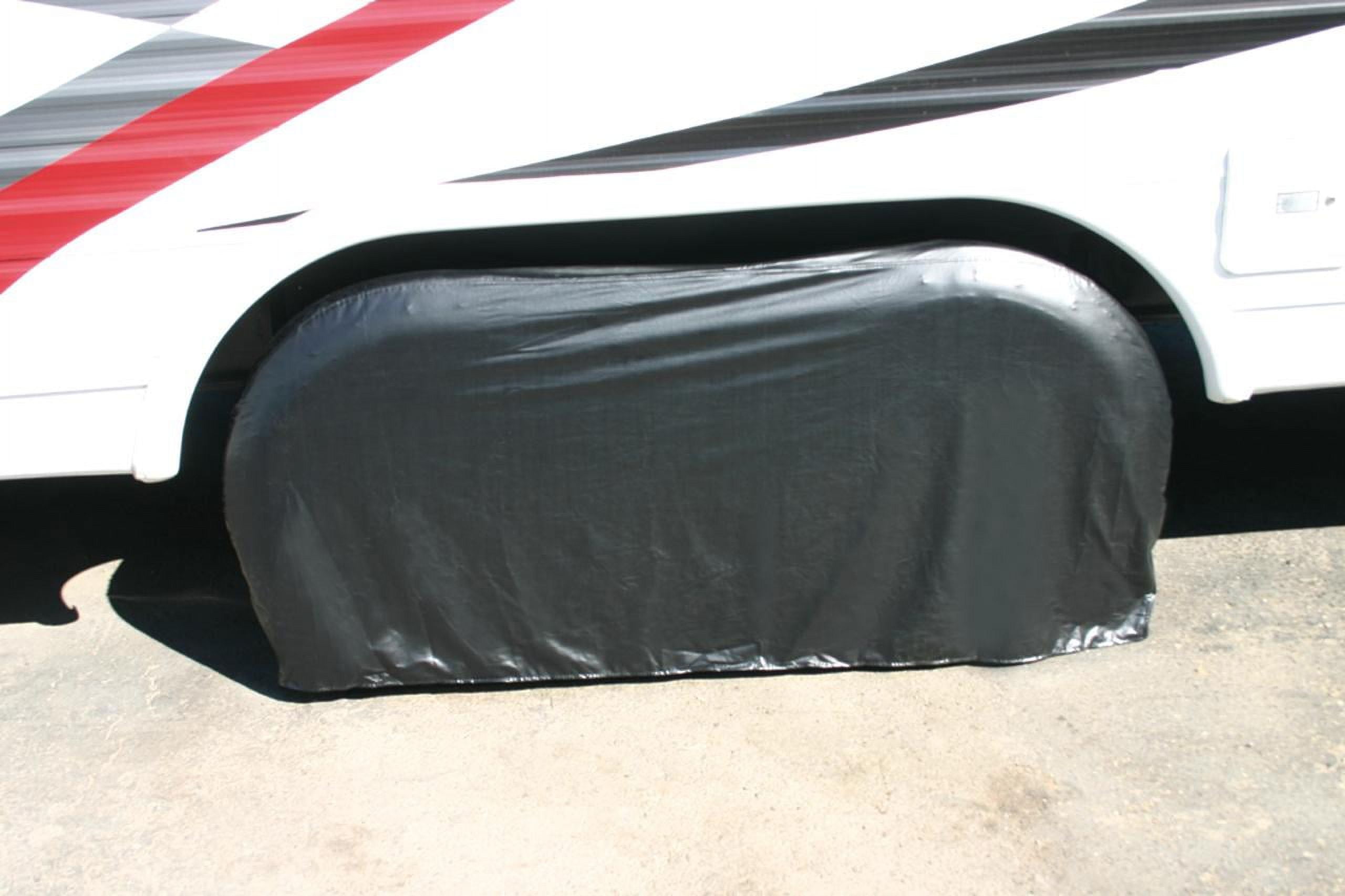 ADCO 3933 Black Vinyl Double Axle Tyre Gard Wheel Cover (Fits 27" to 29 ...