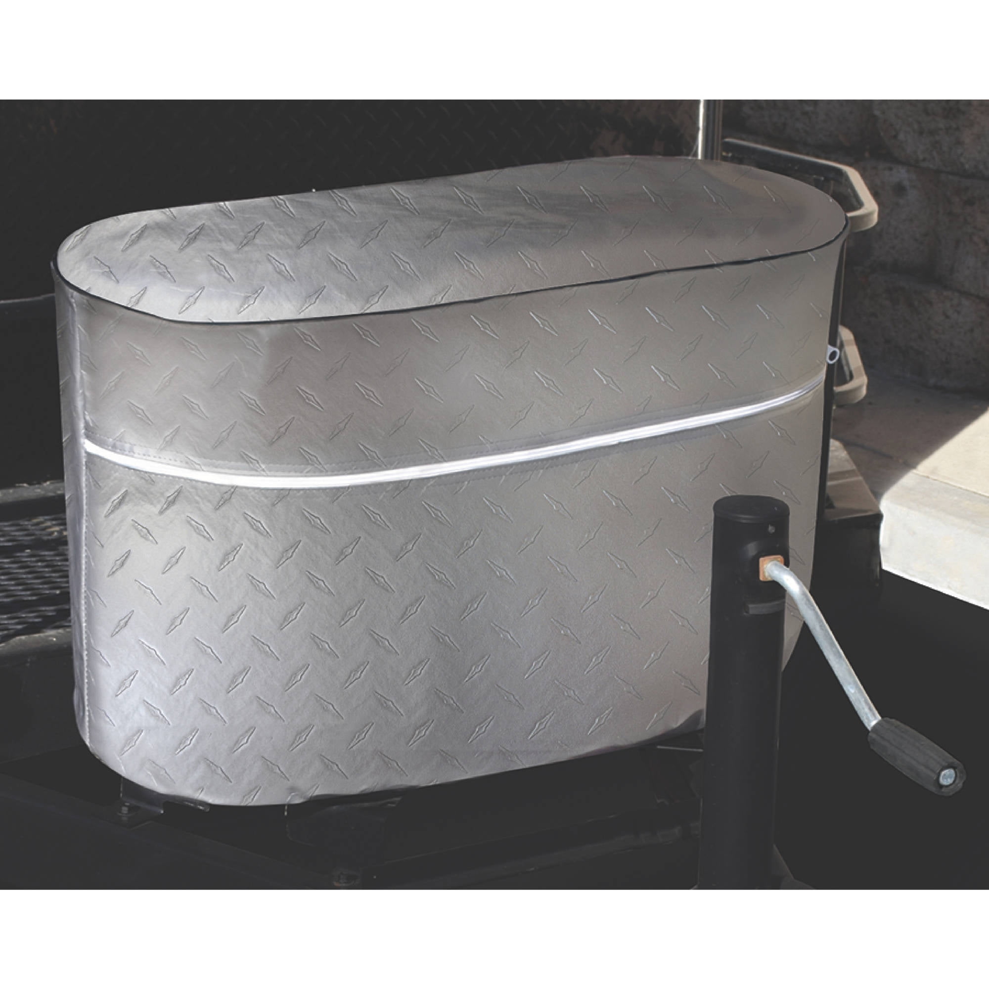 ADCO Double Vinyl Propane Tank Cover, Diamond Plated - Walmart.com