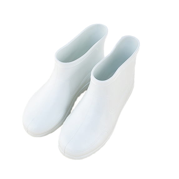 ADDHAT 1 Pair of Portable Acid and Alkali Resistant Rain Shoes Low ...