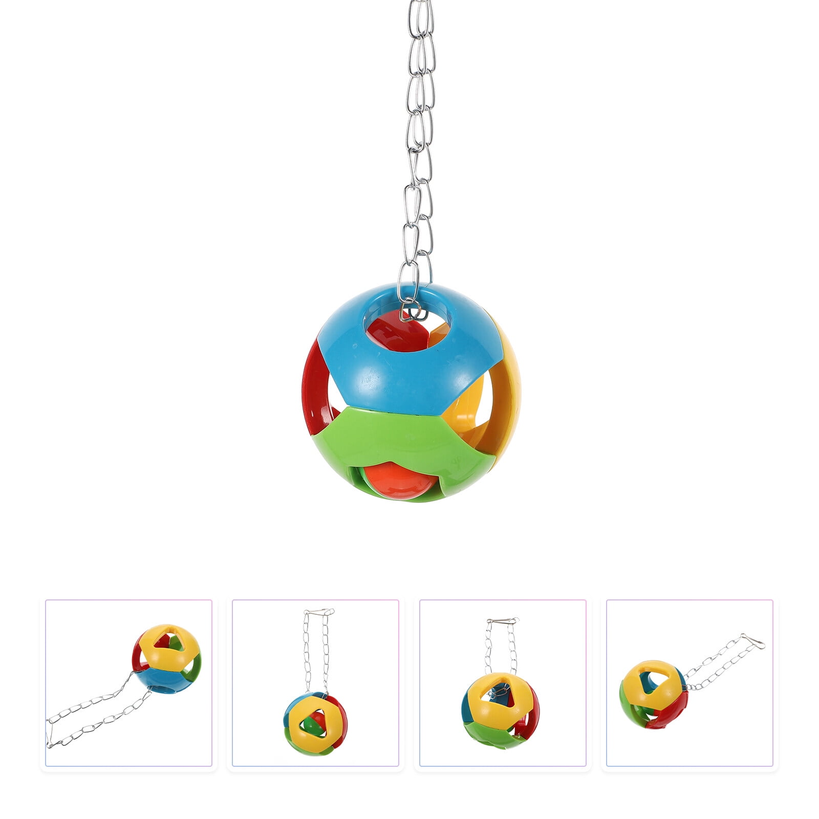 ADDHAT 1 Pc Small Parrot Toys Parrot Toy Multi Plastic Grinding Pendant ...