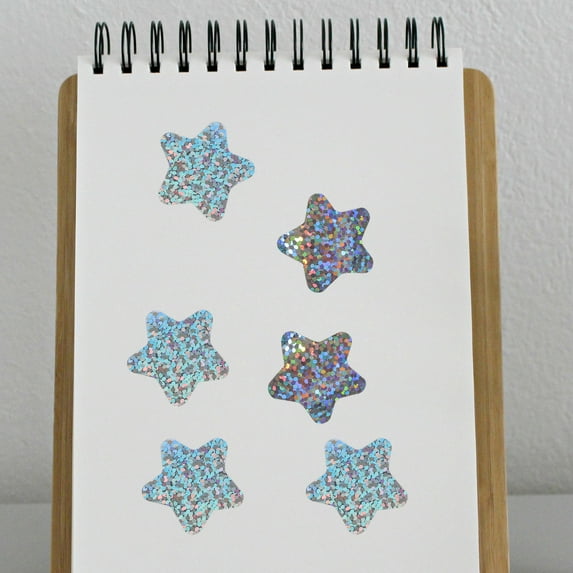 ADDHAT Multi Color Star Stickers Easy Peel for Party and Home Decor ...