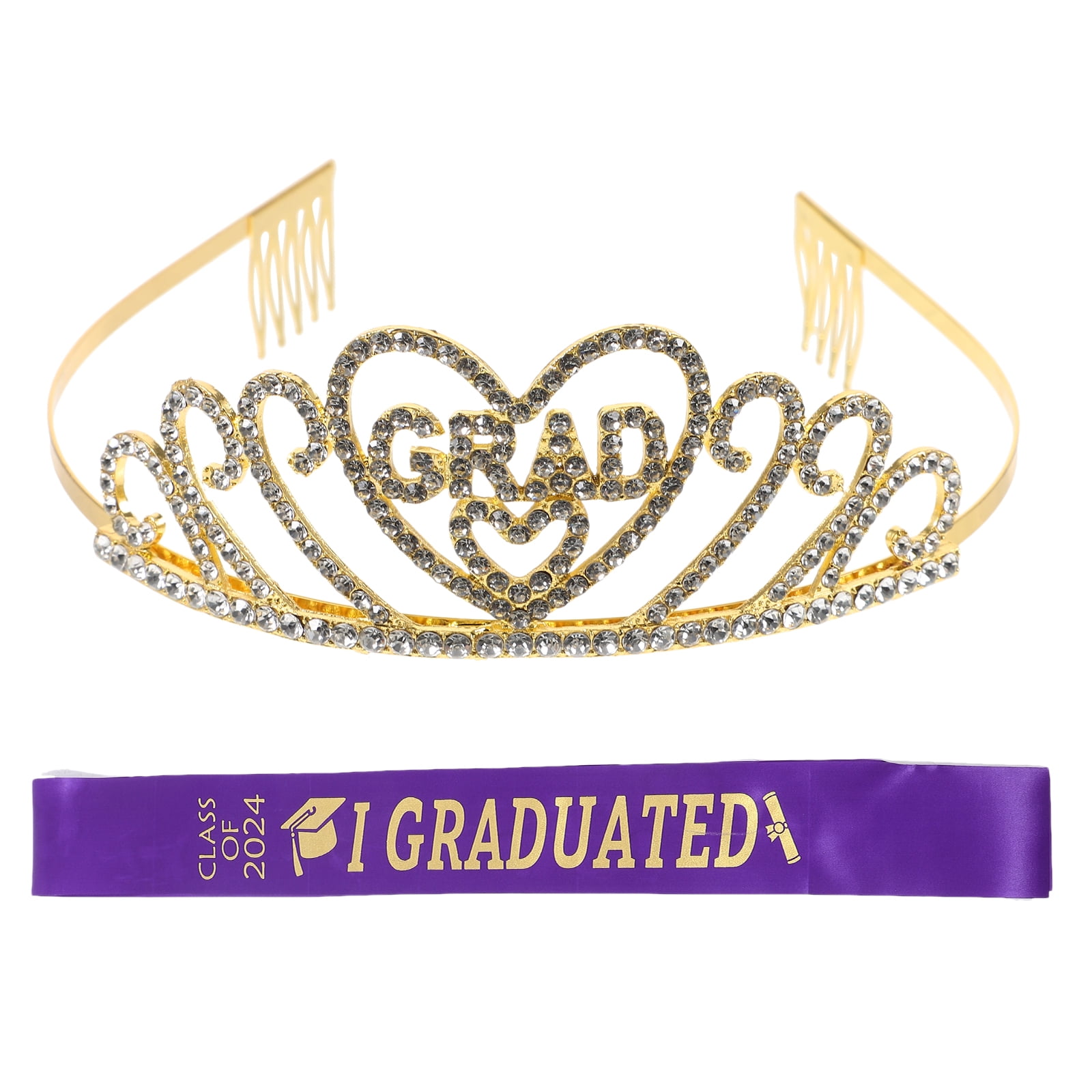 ADDHAT 1 Set Graduation Headband Graduation Party Sash 2024 Graduation ...