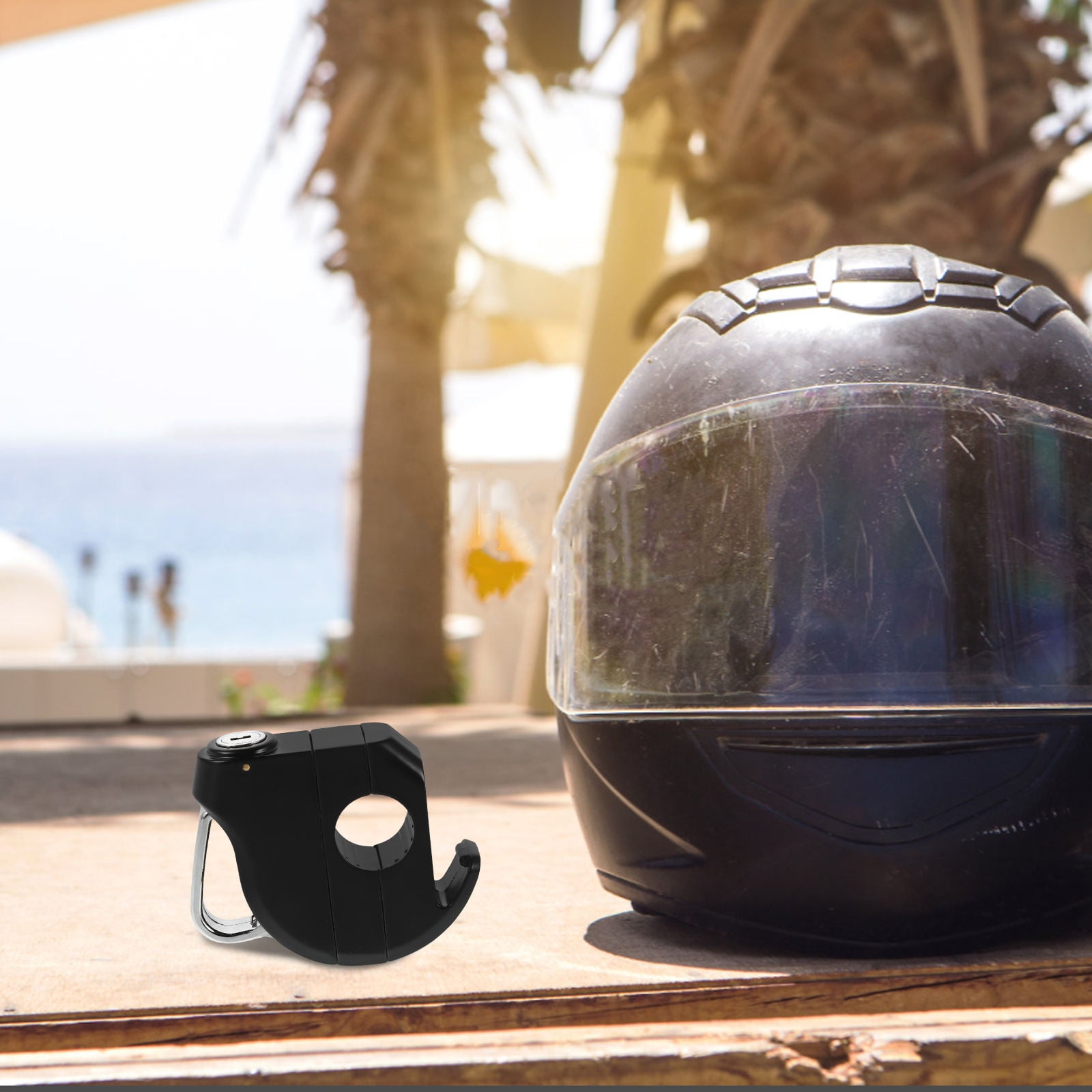 ADDHAT 1 Set Tubing Lock for Bicycle Black Aluminum Alloy Hook ...