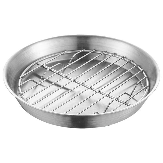ADDHAT Addhat Stainless Steel Grill Plate with Mesh Rack Silver 304 ...