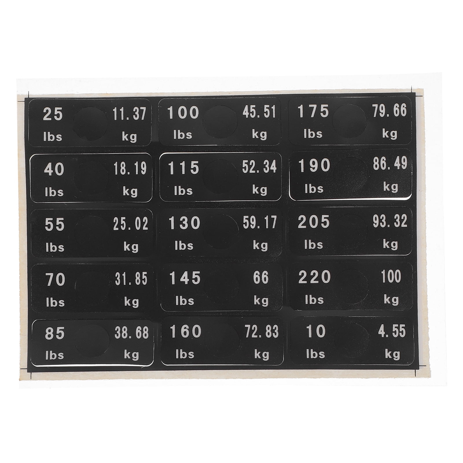 ADDHAT Addhat Multipurpose Weight Label Stickers Clearly Labeled for ...
