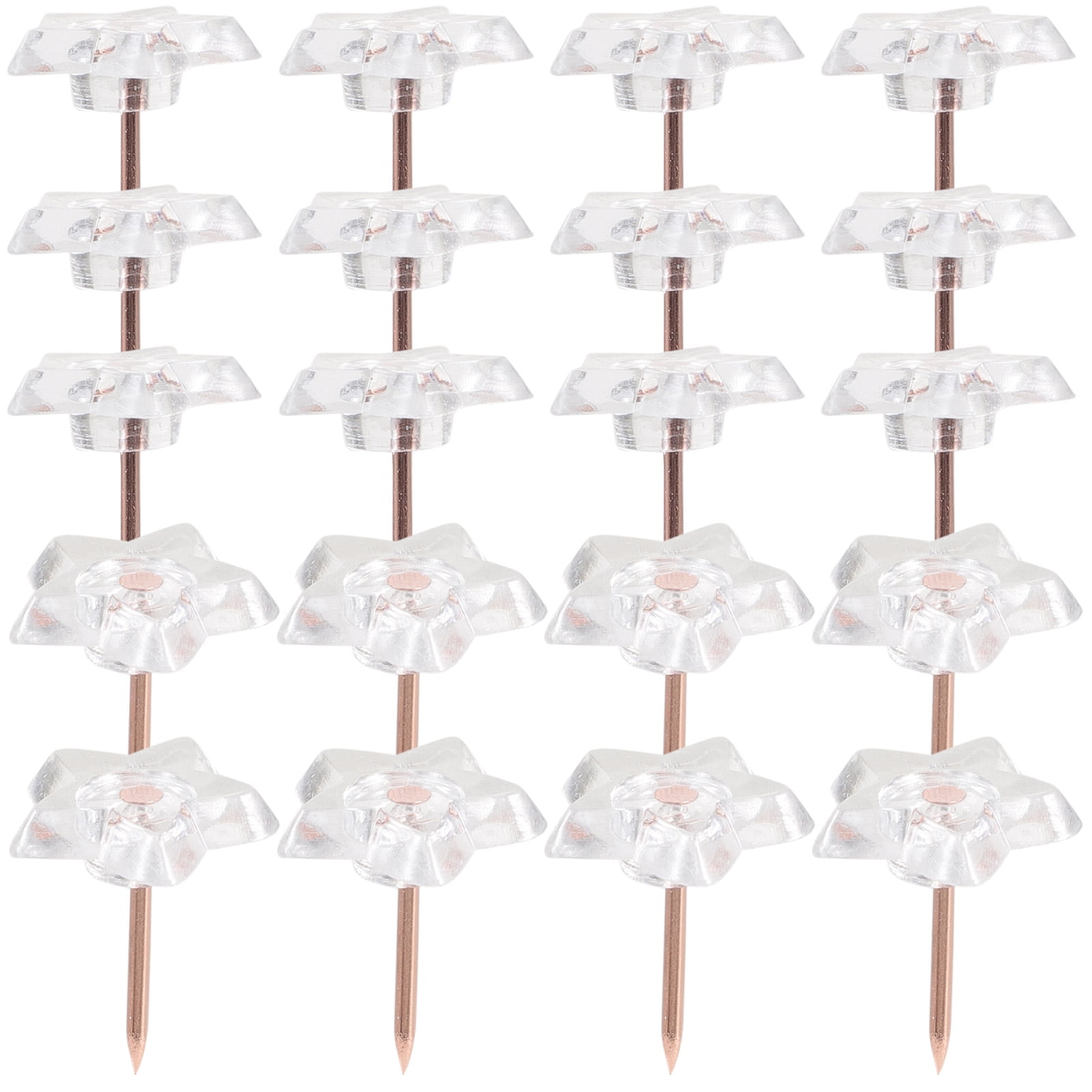 ADDHAT 100Pcs Aesthetic Thumb Tacks Multi Colored Star Design for ...