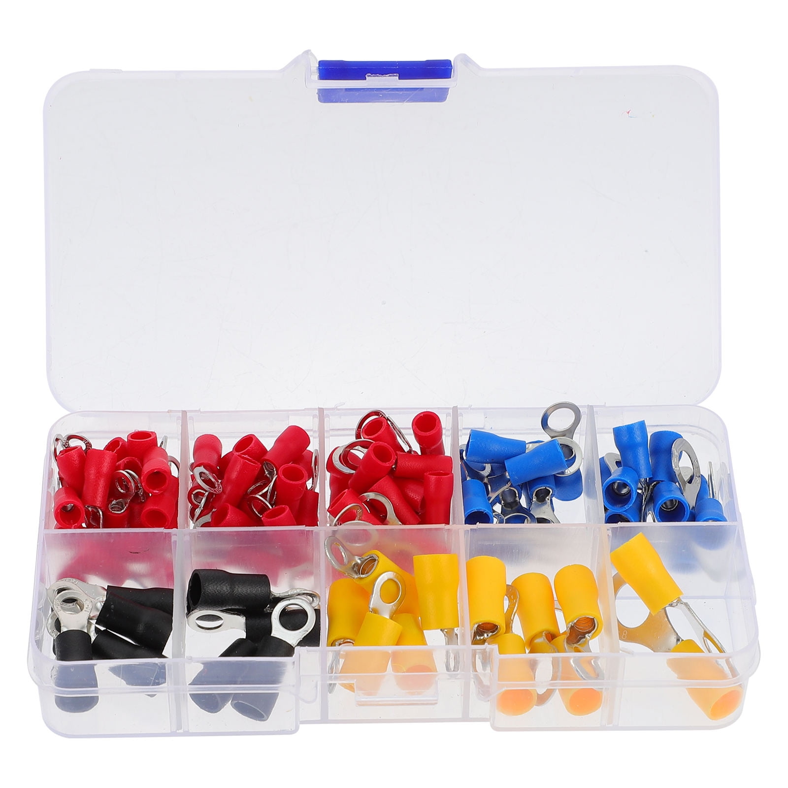 ADDHAT 102pcs Insulated Fork Spade Wire Connectors Plastic for Easy ...