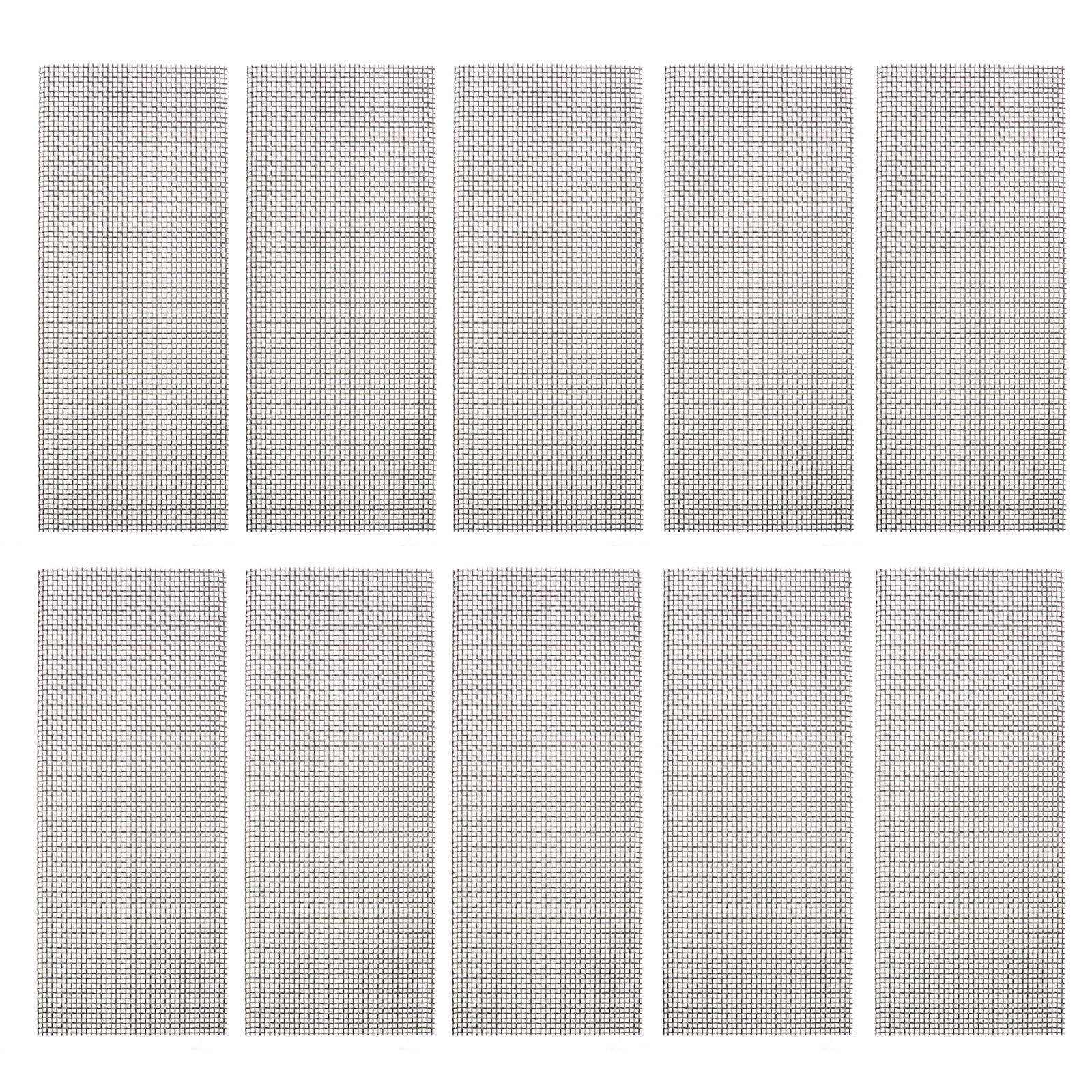 ADDHAT 10 Pieces Stainless Steel Fish Tank Moss Mesh Netting Material ...