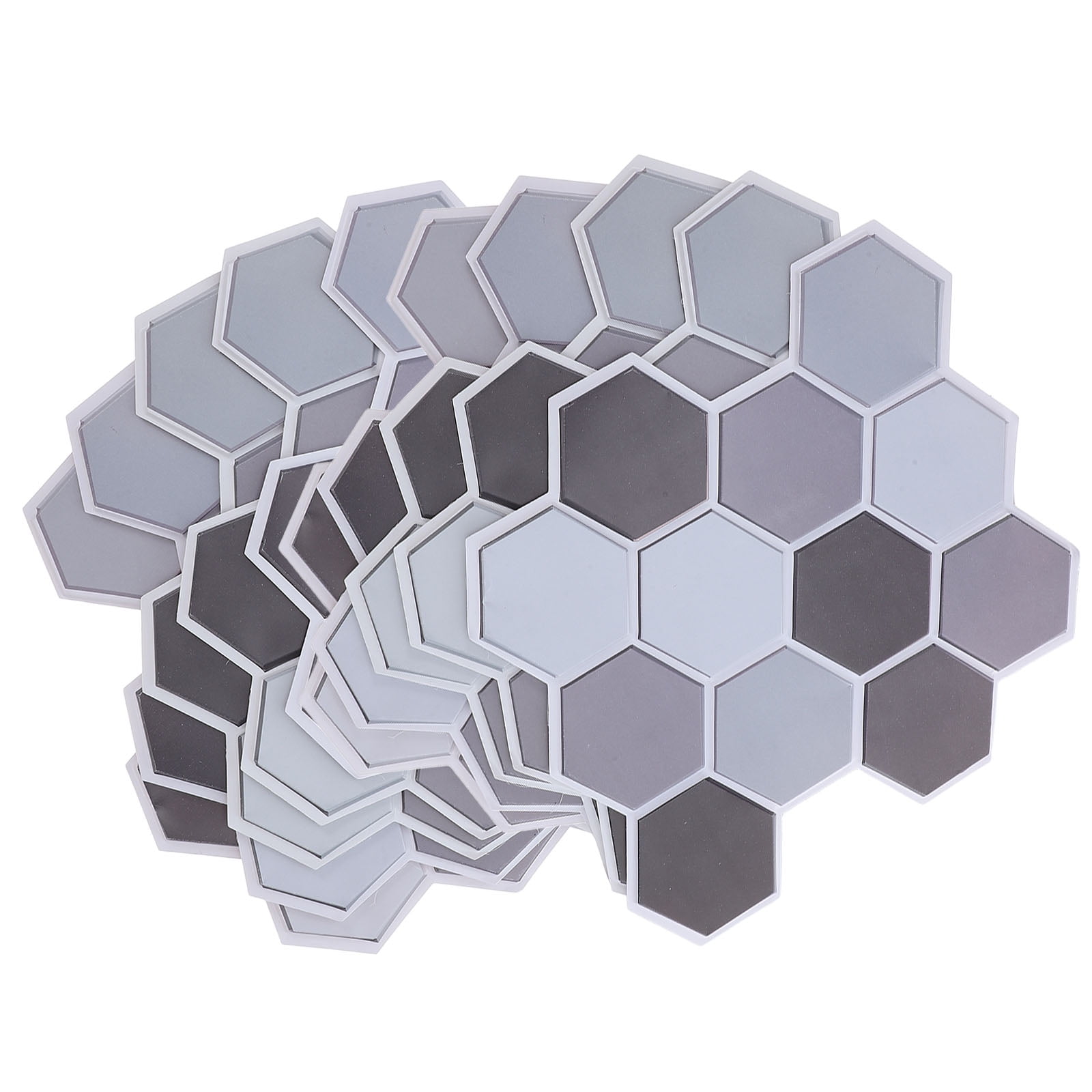 ADDHAT Self-Adhesive Honeycomb Stickers Multi PVC for Easy Wall ...
