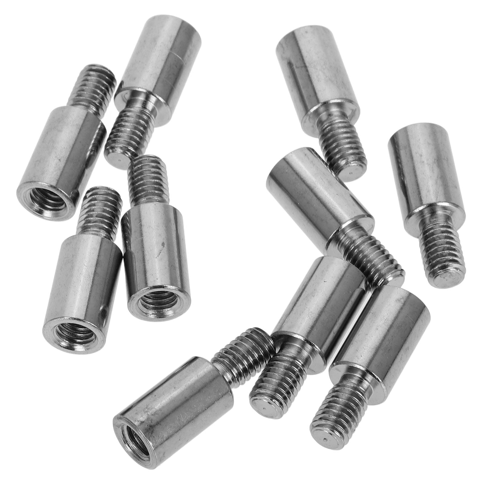 ADDHAT 10Pcs Iron Silver Plated Joystick Handle Extension Kit for ...