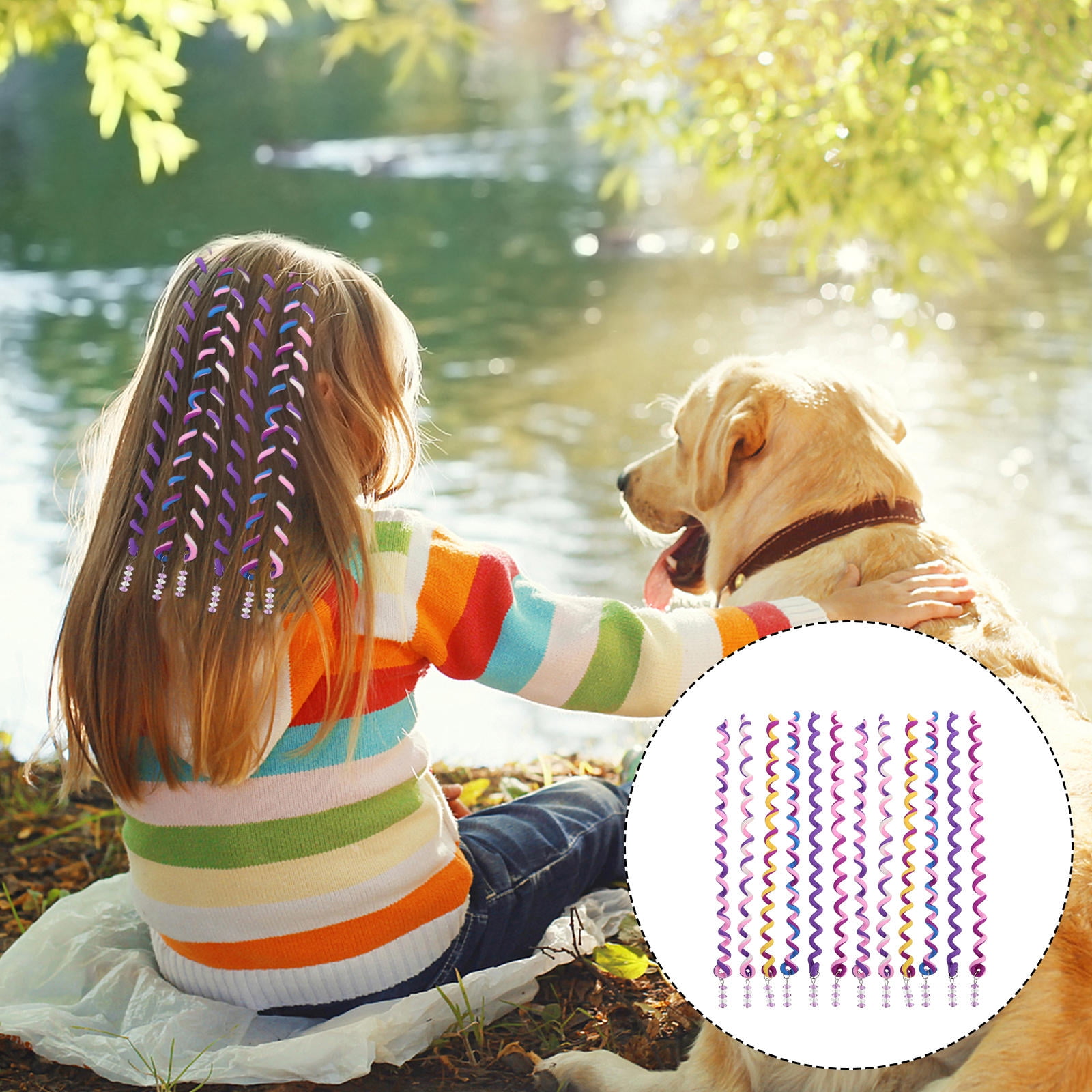 ADDHAT 12Pcs Spiral Hair Braider Clips for Braiding, Twisting, and Easy ...
