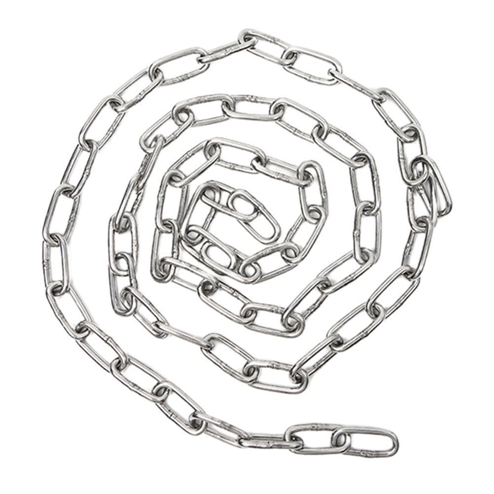 ADDHAT Pet Safety Chain Stainless Steel Heavy Duty Silver for Pet Use ...