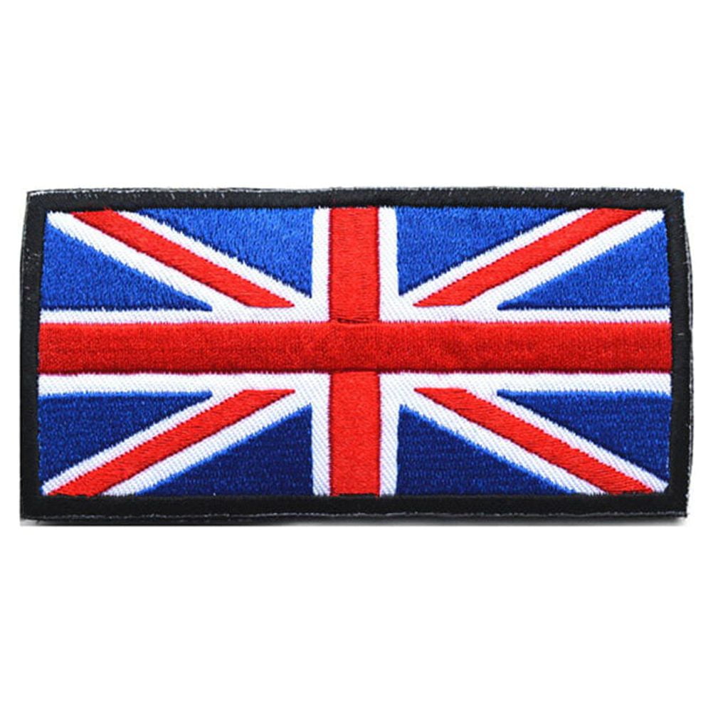 ADDHAT 1Pack British Flag Shape Cloth Patches for Clothing Jackets ...