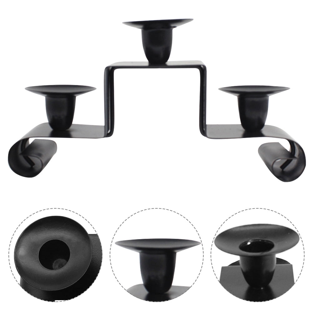 ADDHAT 1Pack Iron Candlestick Holder -Head Design Classic Decorative ...