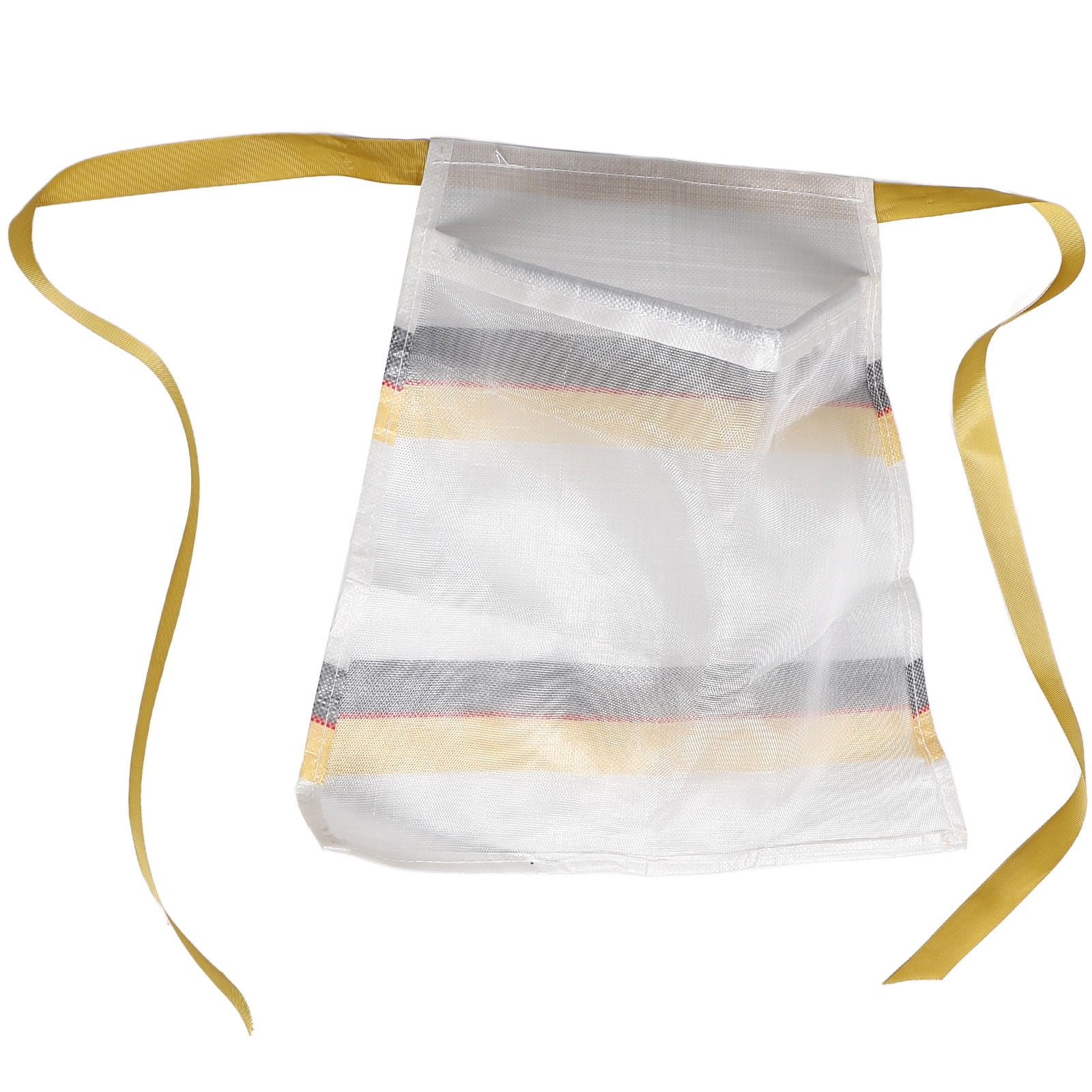 ADDHAT 1Pack Nylon White Apron Shape Harvesting Bag for Fruit and Vegetable Picking Outdoor ...