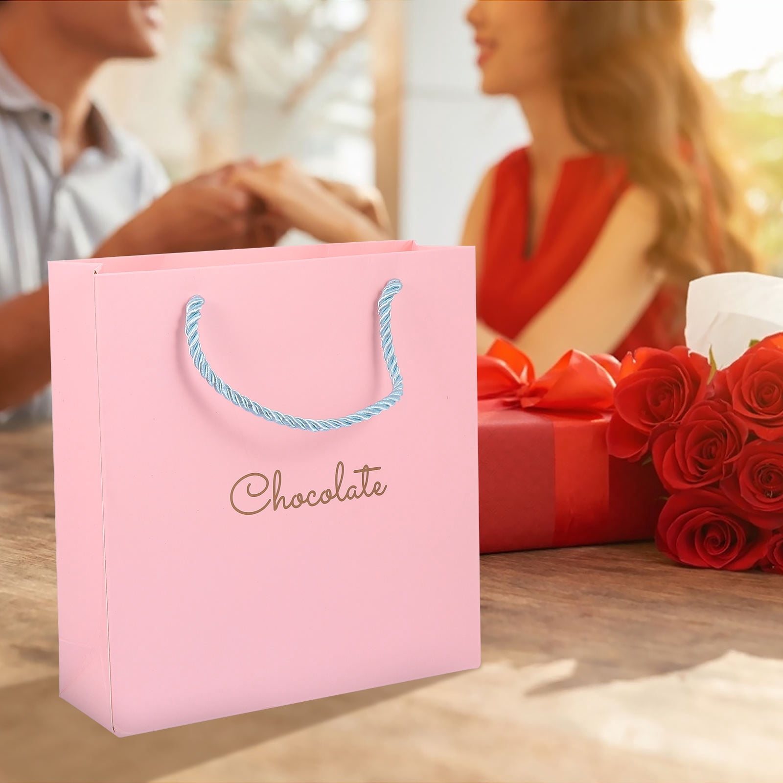 ADDHAT 1Pc Festival Chocolate Candy Box Pink with Workmanship and ...