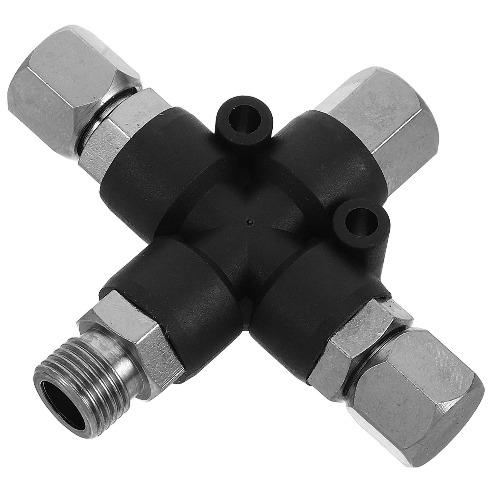 ADDHAT 1Set Airbrush Manifold Adaptor Metal Plastic Three-Way Junction ...