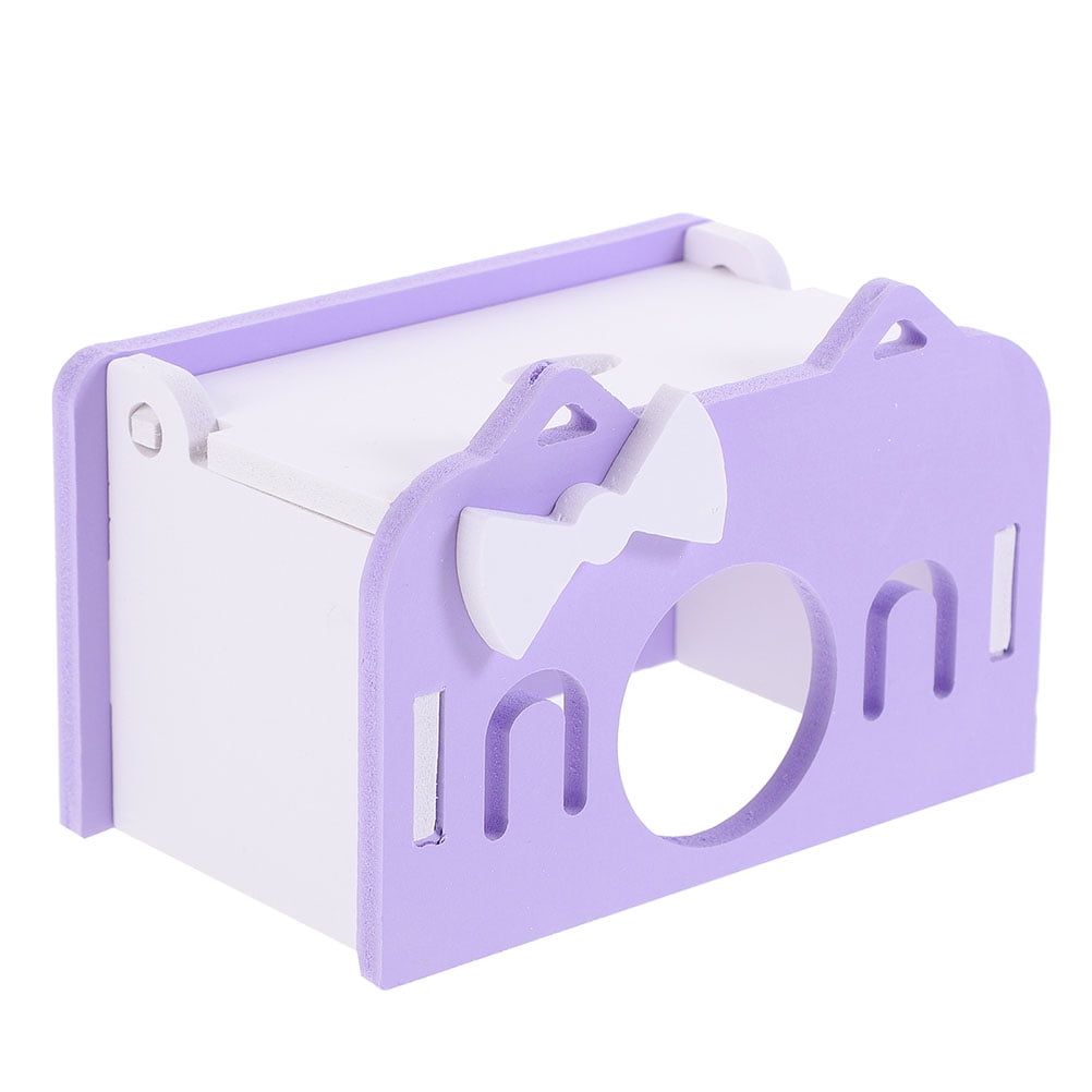 ADDHAT 1Set Guinea Pig Hideout House Violet PVC Multi-Use Design for ...