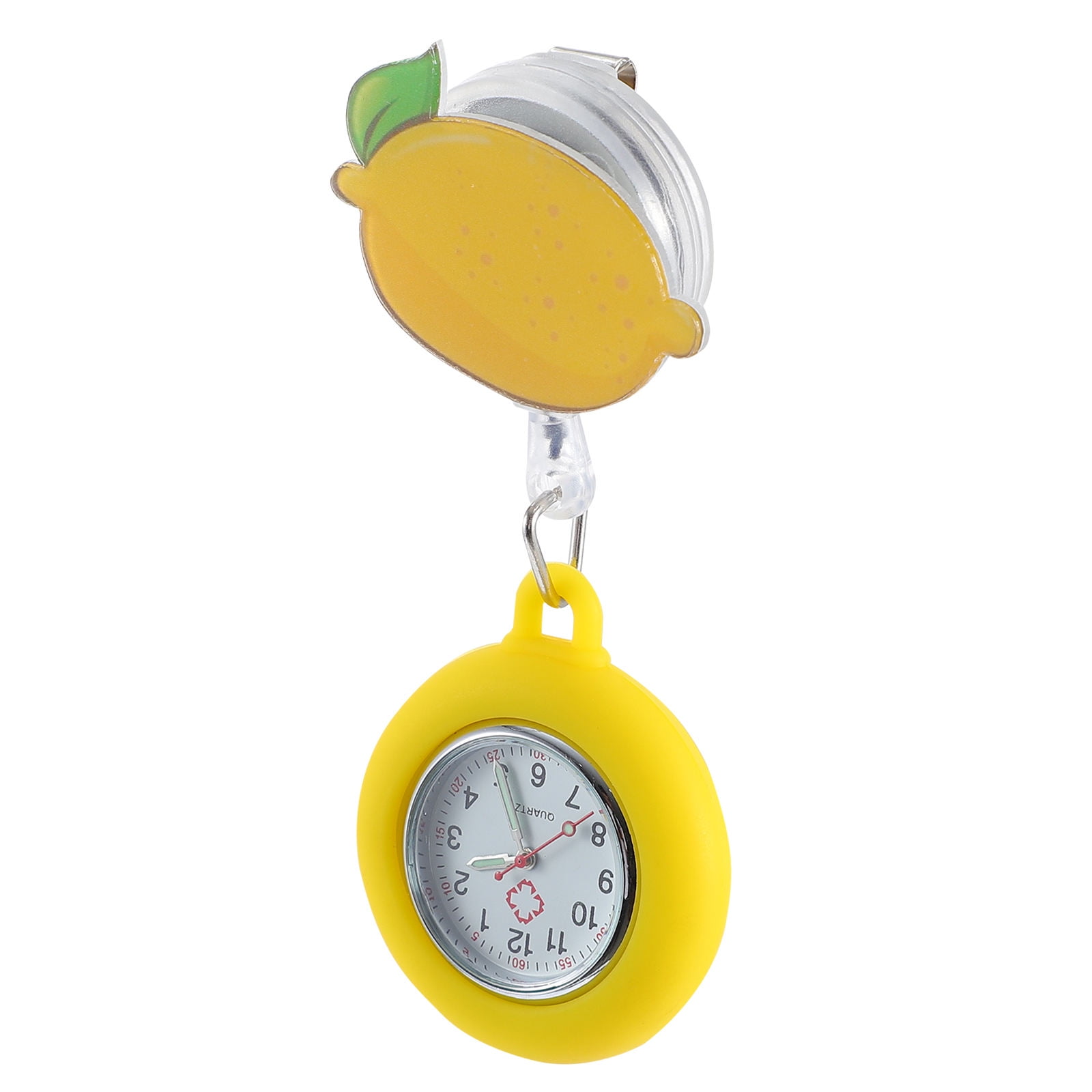 ADDHAT 1Set Lemon Nurse Watch Nursing Watches Waterproof Round ...