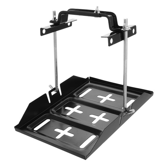 ADDHAT 1Set Rectangular Battery Hold Down Tray for Car and Marine ...