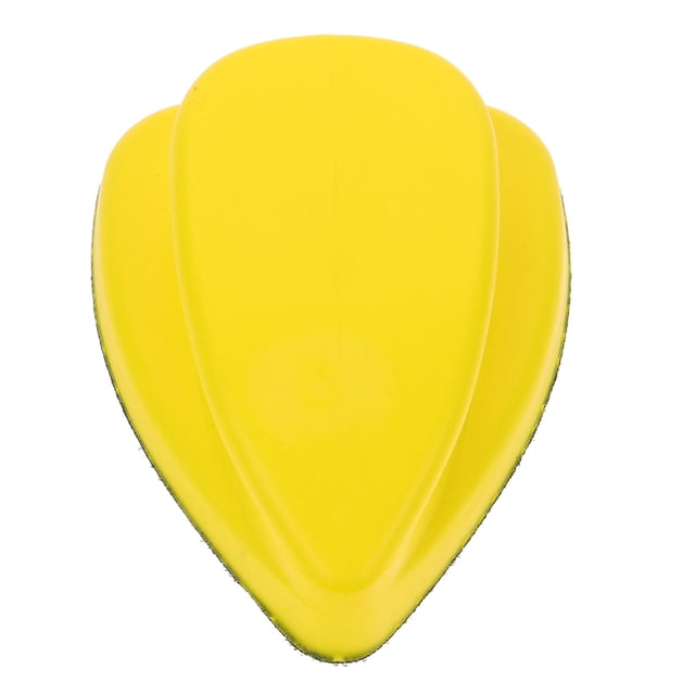 ADDHAT 1Set Triangular Yellow Pu Foam Sanding Block For Wood Handheld ...