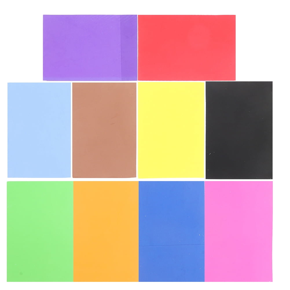 ADDHAT 20 Sheets Decorative Craft Paper Assorted Color A4 Size For ...