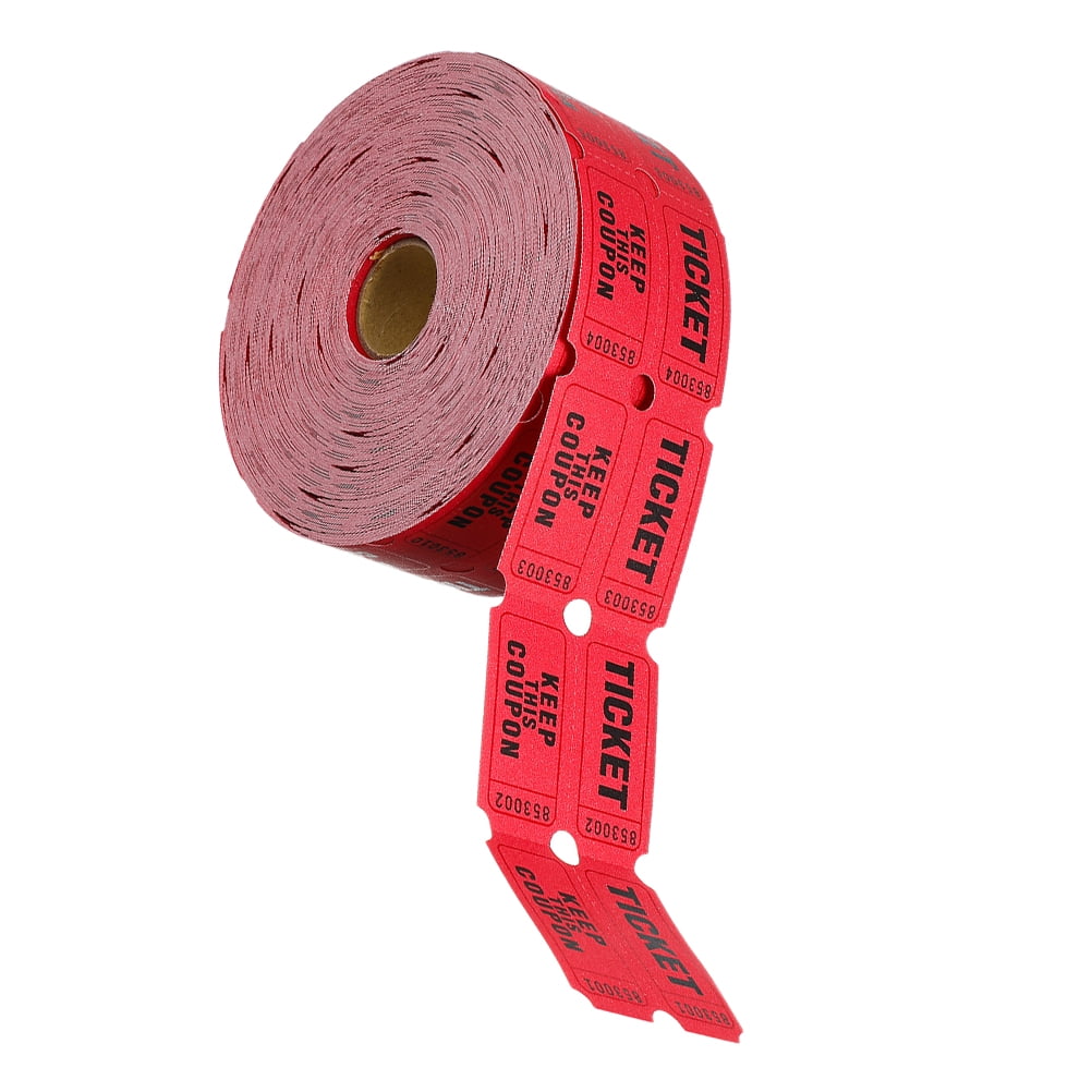 ADDHAT 2000 Tickets per Roll Paper Raffle Ticket Labels for Events and ...