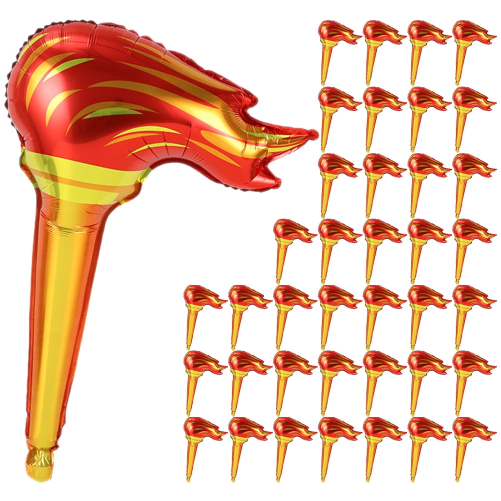 ADDHAT 2024 Inflatable Torch Balloon 100pcs Fun Torch Inflates Blow up ...