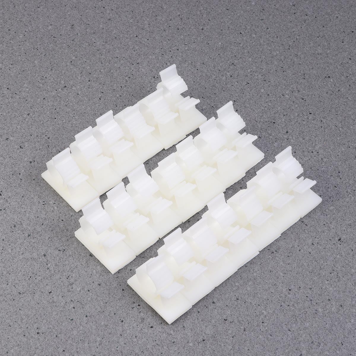 ADDHAT Cord Clips for Desk 20Pcs White Cable Clamps with Adhesive for ...