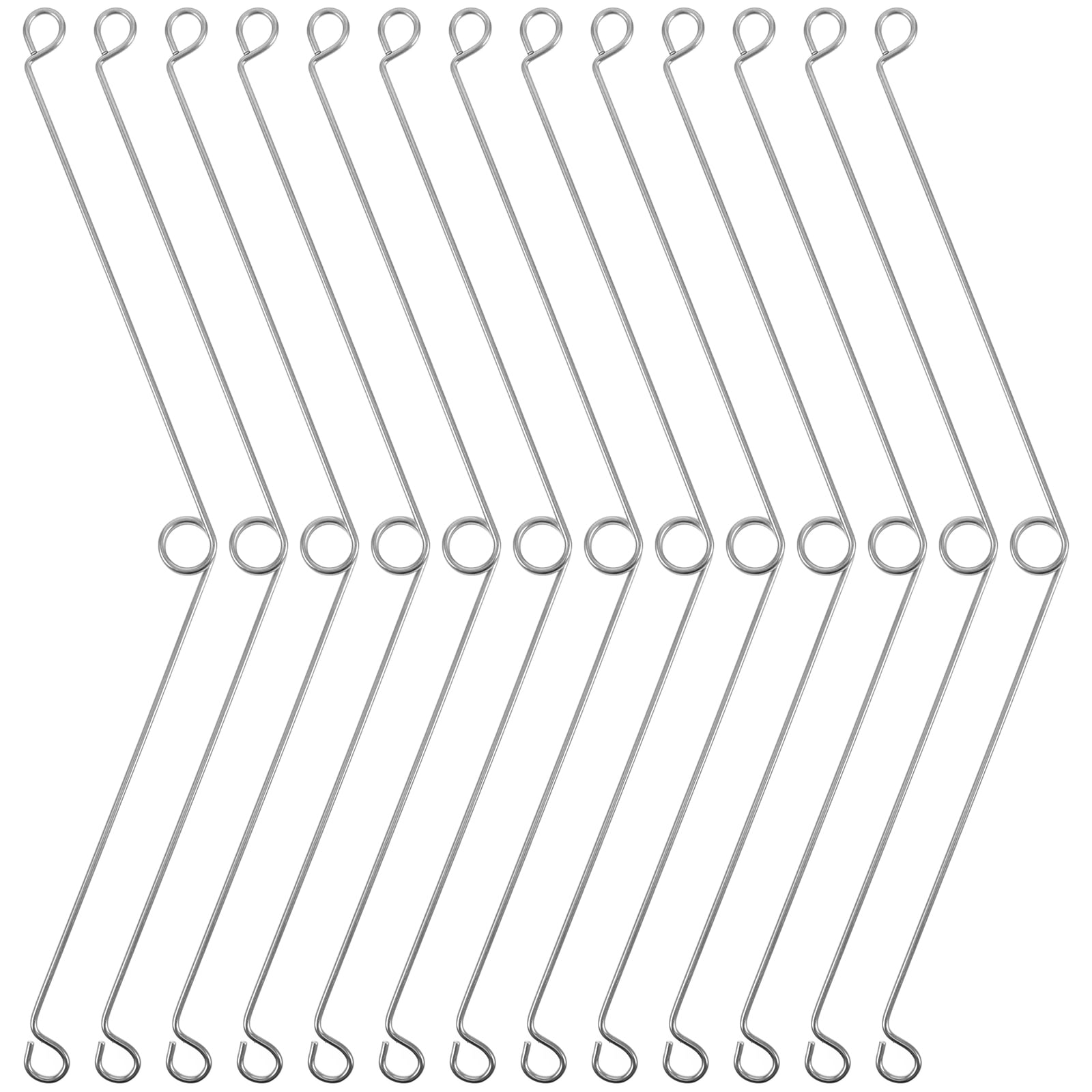 ADDHAT 20Pcs Silver Torsion Spring Clips for Stable Support in ...