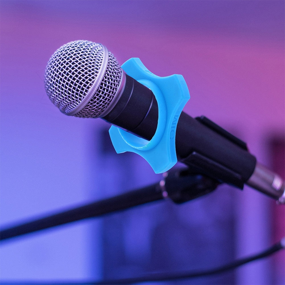 ADDHAT 20Pcs Wireless Microphone Rolling Rings Silicone Prevent Mic ...