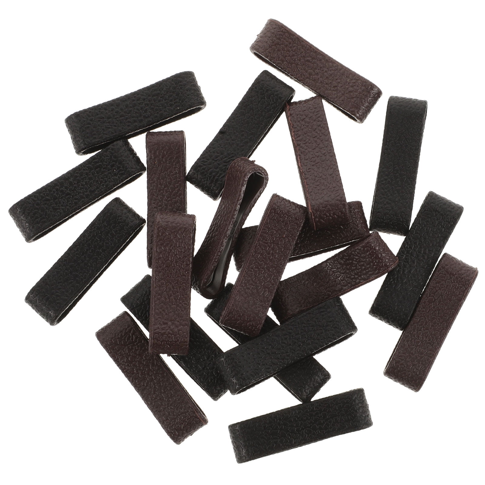 ADDHAT 20Set Belt Loop Keeper Sleek Design For Securing Belt Ends Pu ...