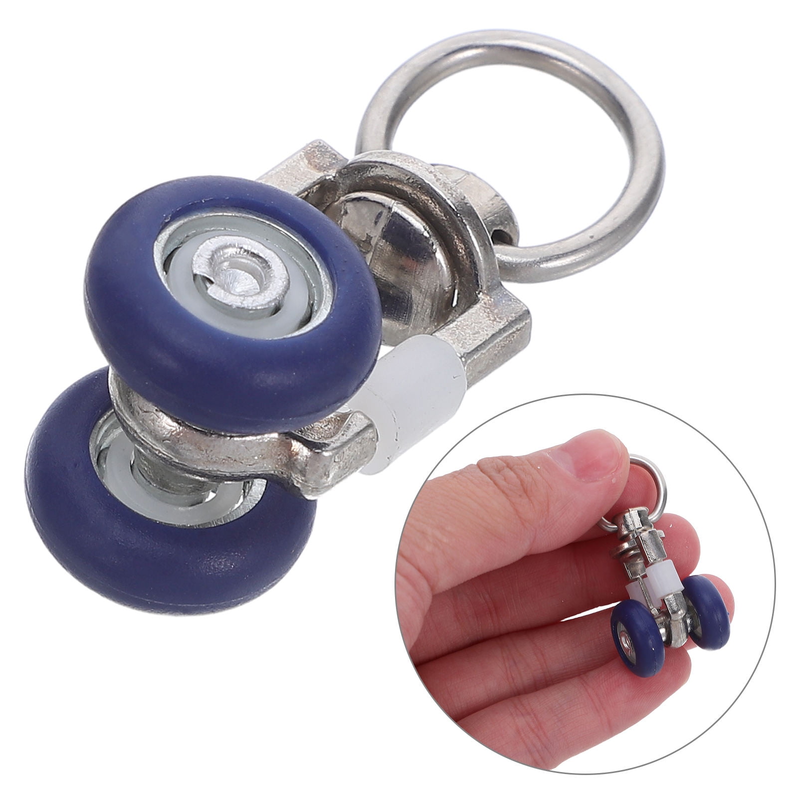ADDHAT 20pcs Stainless Steel Curtain Track Rollers for Smooth Operation ...