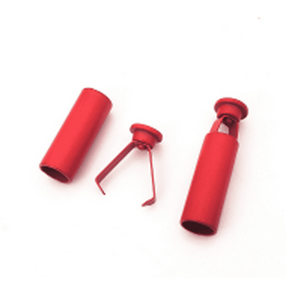 ADDHAT 24Pcs Red Metal Shoelace End Caps for Outdoor Drawstring Cord ...