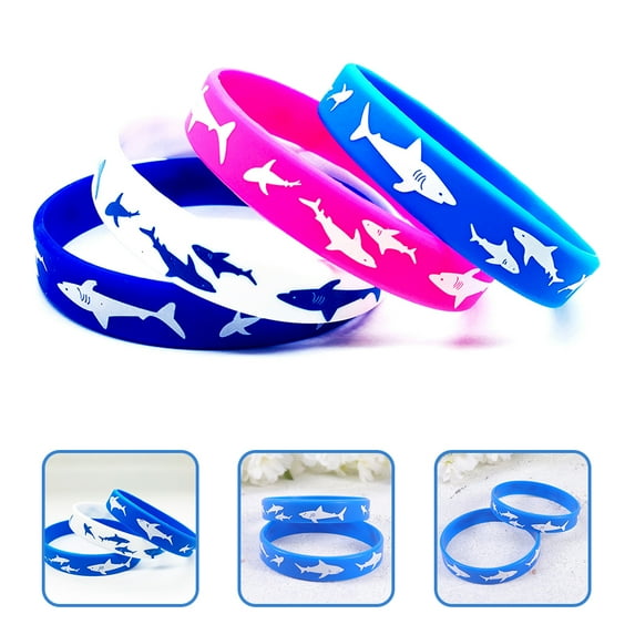 ADDHAT 25Pcs Silicone Wristbands Assorted Color Durable Reusable ...