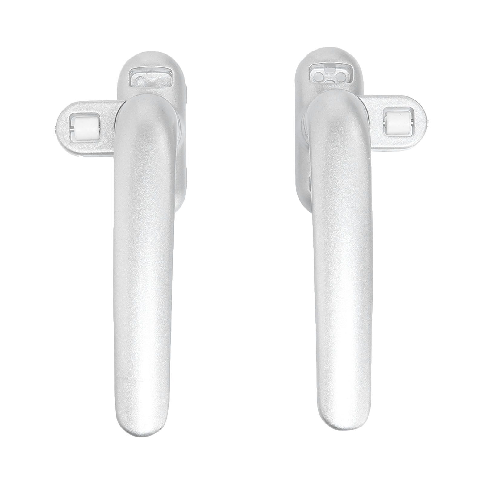 ADDHAT 2Pcs Plated Silver Alloy Window Pull Handle Metal Window ...