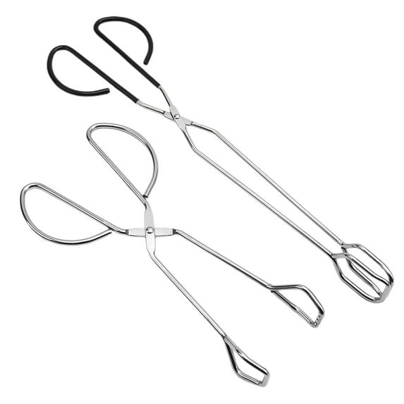 ADDHAT 2Pcs Assorted Color Stainless Steel Kitchen Tong for Buffet ...