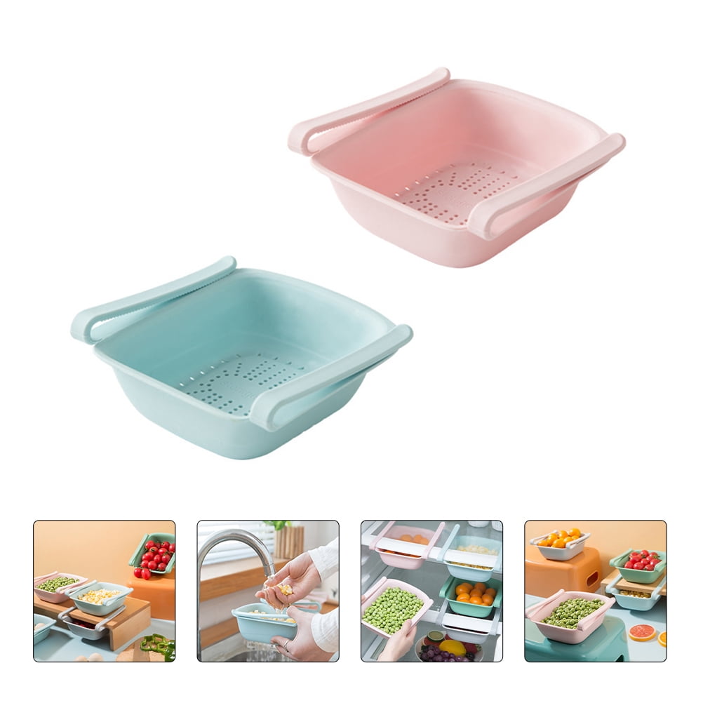 ADDHAT 2-Pack Multipurpose Fruit and Vegetable Washing Basin with ...